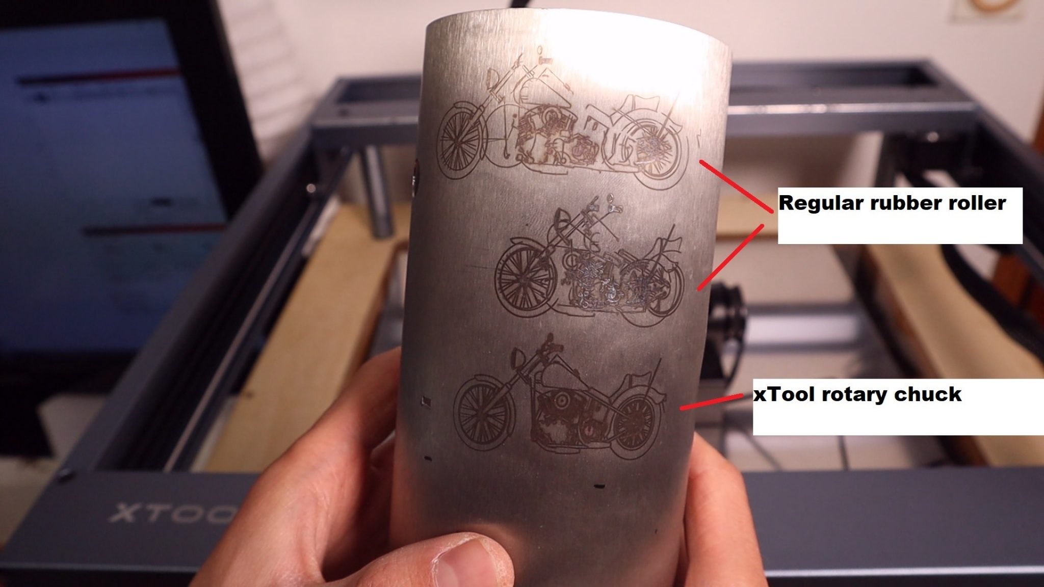 The New xTool RA2 Pro Rotary Chuck Will Make Your xTool D1 Laser ...